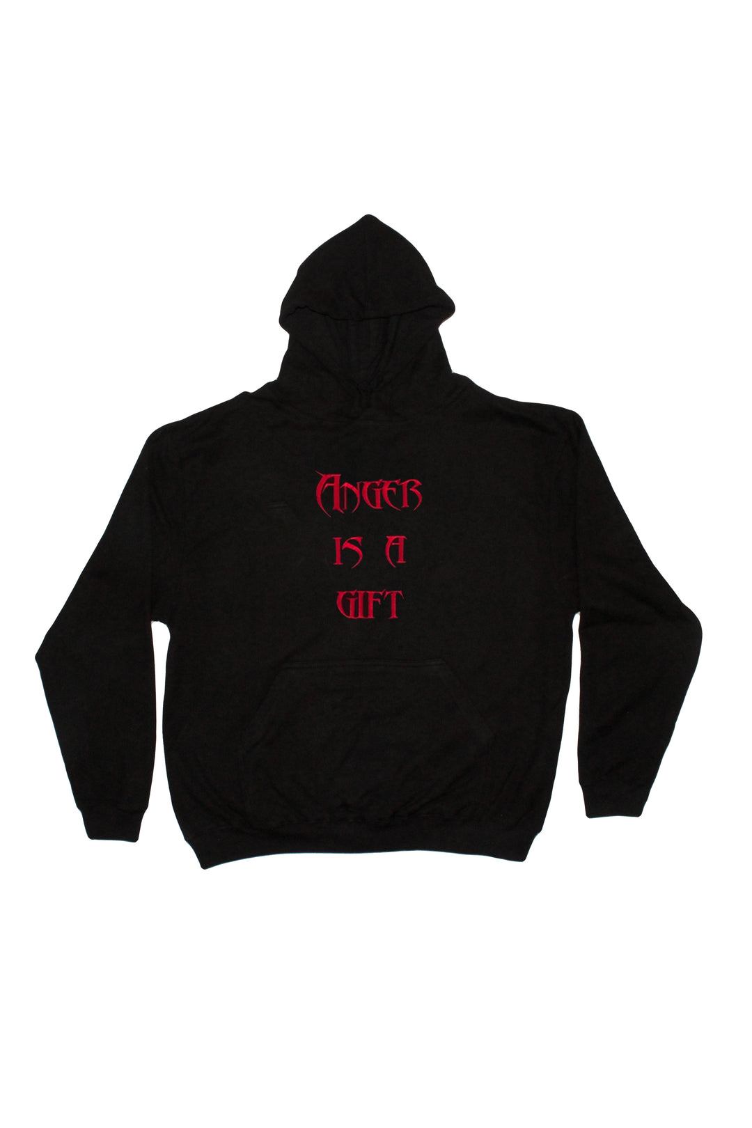 ANGER IS A GIFT EMBROIDERED HOODIE – Whatever 21